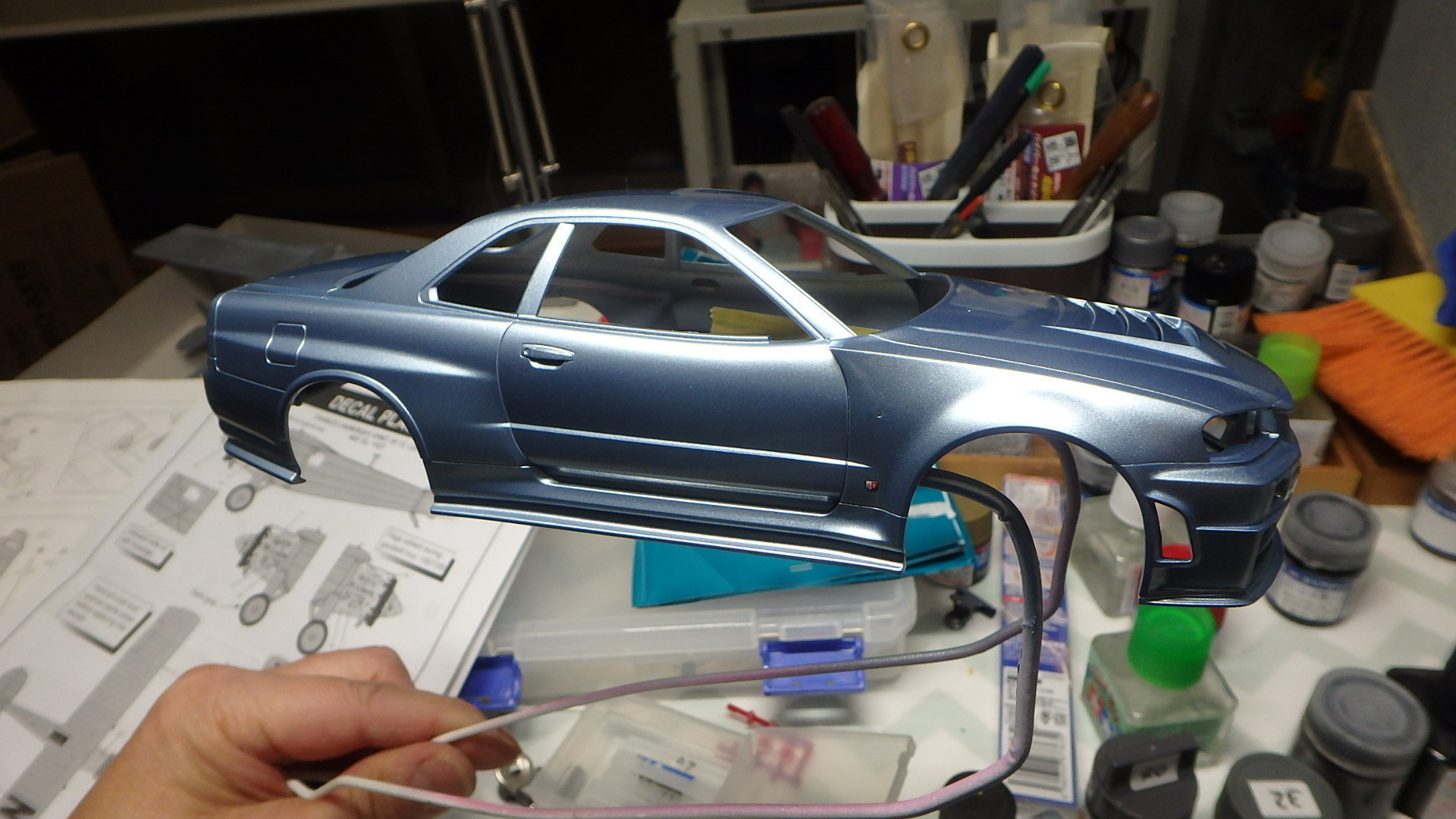 タミヤ1/24 ニスモR34 GT-R Z-tuneを作る③: ヒロシのホビー タミヤ1/24 ニスモR34 GT-R Z-tuneを作る③: ヒロシのホビー