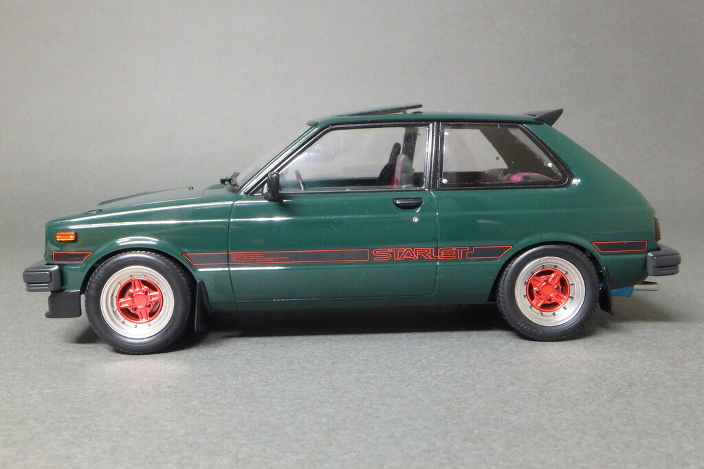 ハセガワ1/24 トヨタ スターレットS KP61（中期型）＃10完成: ヒロシのホビーライフ雑記帳